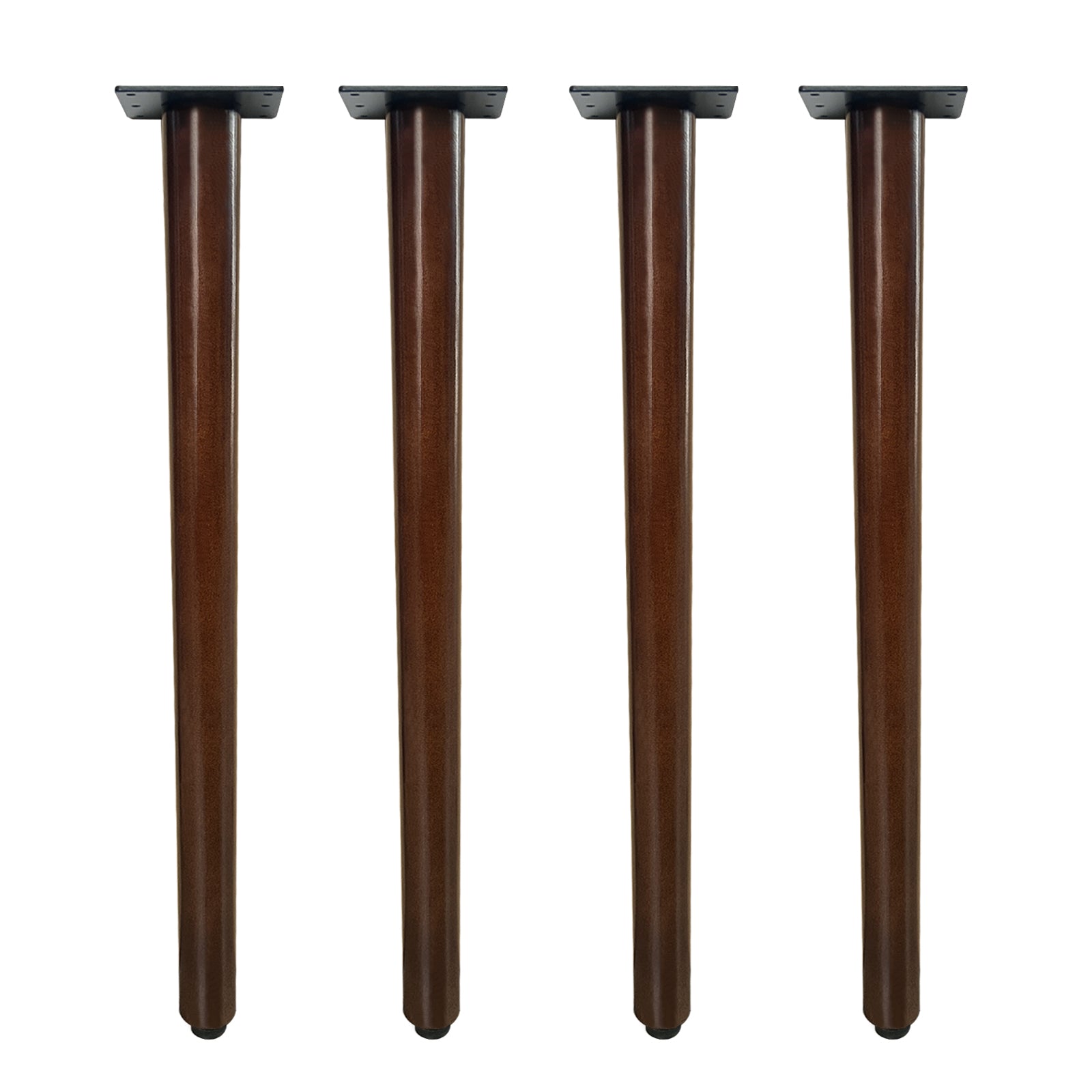 QLLY Solid Wood Round Table Legs, Wooden Desk Leg, Heavy Duty DIY Furn ...